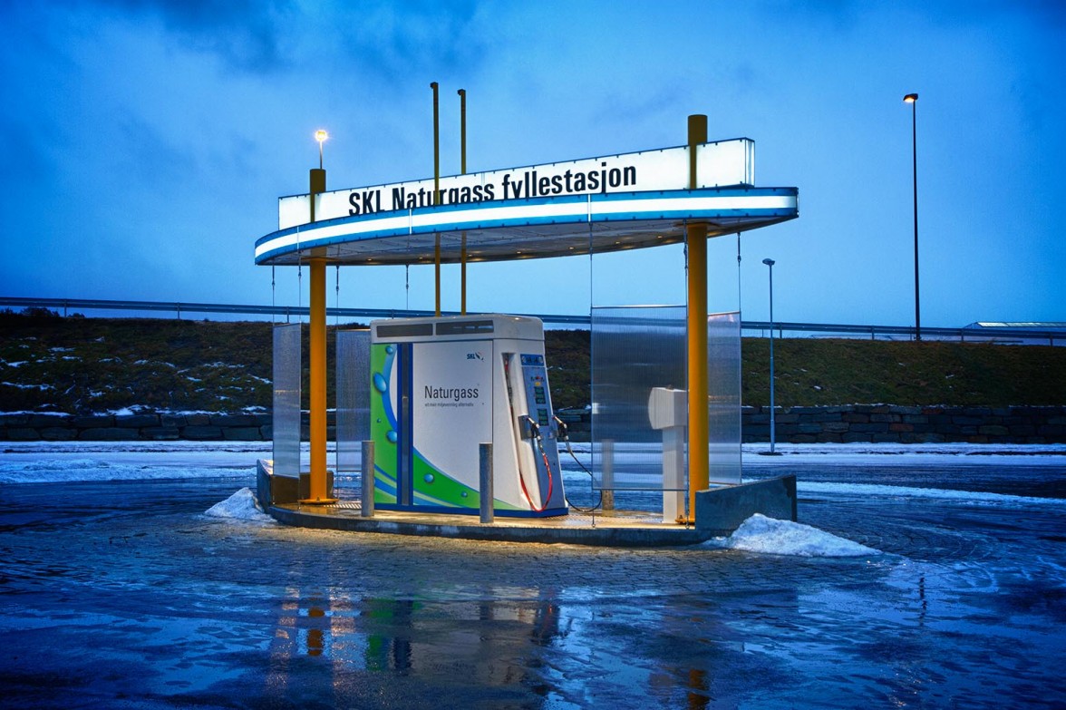 CNG Tankstationer til påfyldning af personbiler og lastbiler